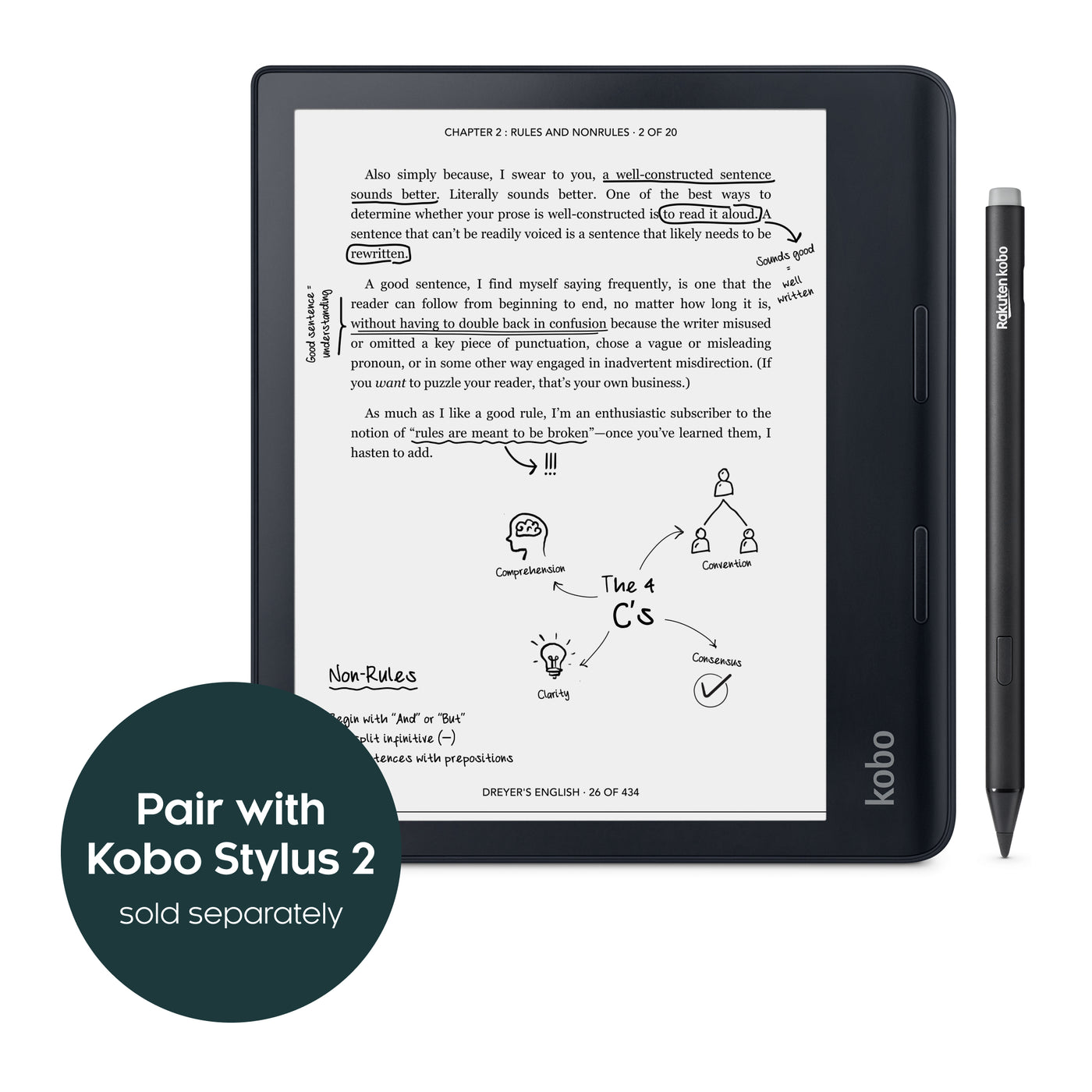 Kobo Sage | Rakuten Kobo eReader Store United States
